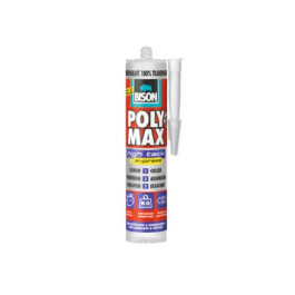 Bison Poly Max High Tack Express Transparent - 300g