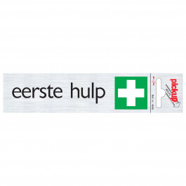Pictogram eerste hulp aluminium 16,5 x 4,4 cm